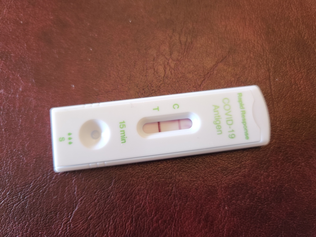 SARS-CoV-2 in August 2022 by Hannah Mews. Positive rapid test. I got ...