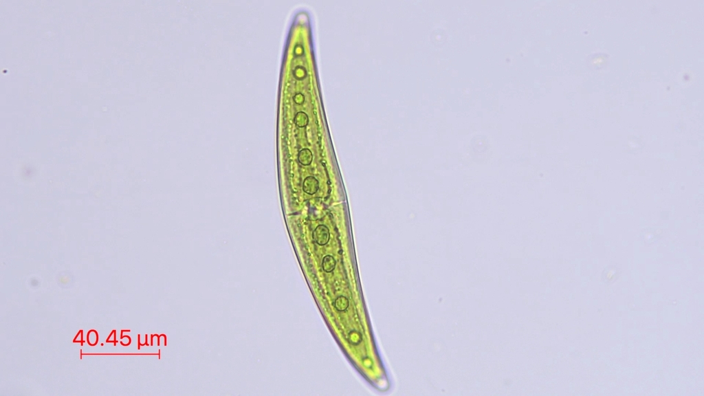 Closterium moniliferum from 日本、宮城県仙台市泉区 on June 5, 2021 by amayakan ...
