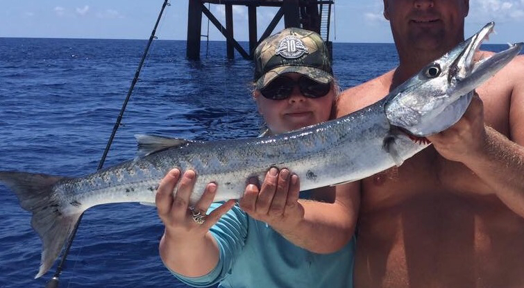 Great Barracuda from Gulf of Mexico, , , on August 3, 2016 at 08:42 PM ...